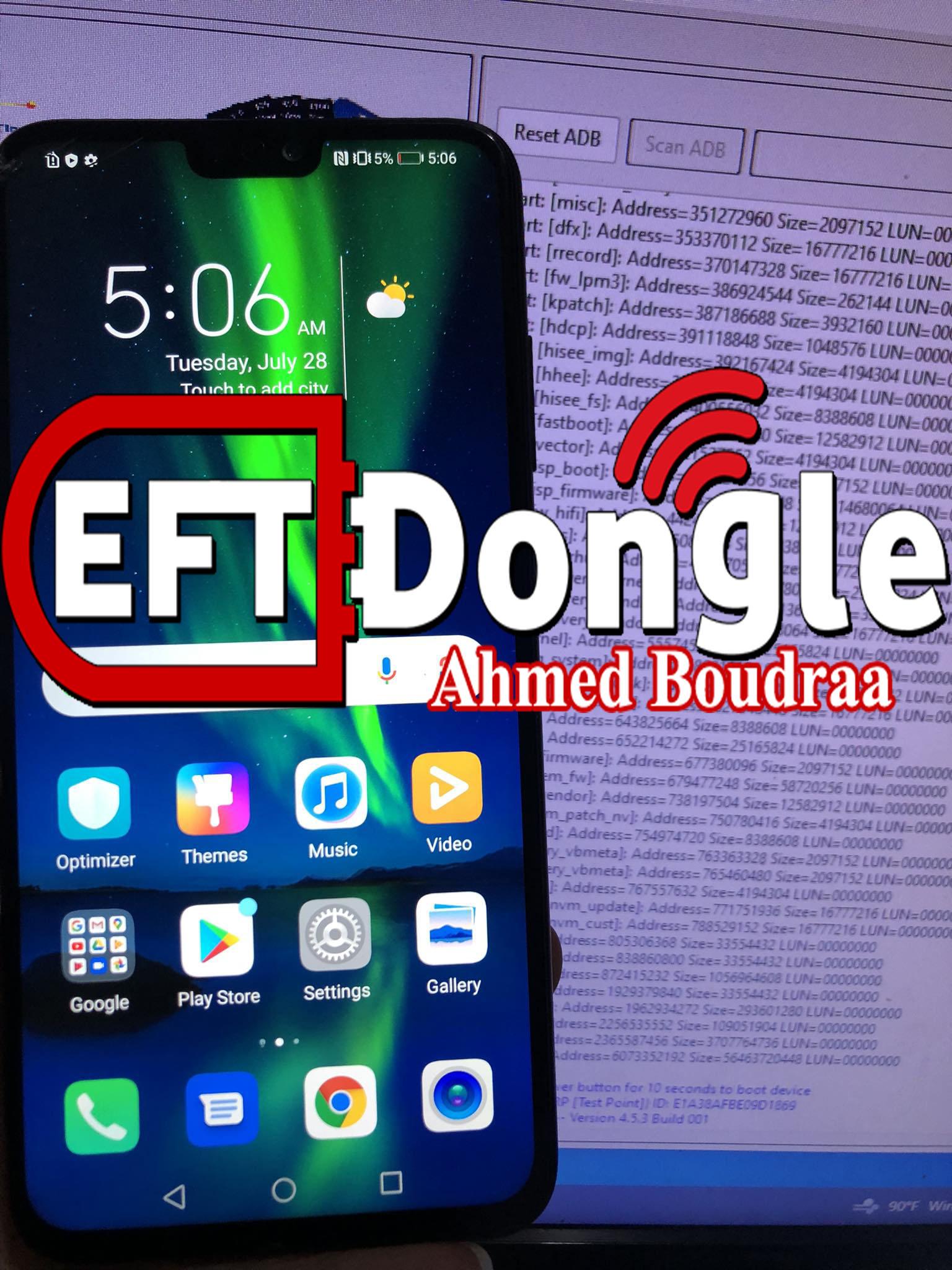 Honor 8X JSN-L21 Reset FRP EFT Pro 4.5.3 - GSM-Forum